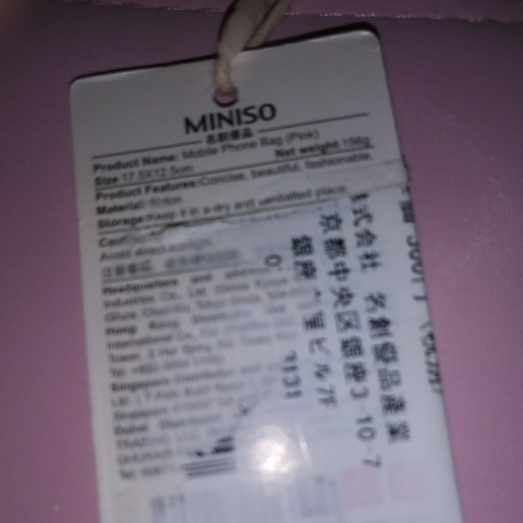 Miniso | Bags | Miniso Phone Bagkey Money Bag Pink | Poshmark